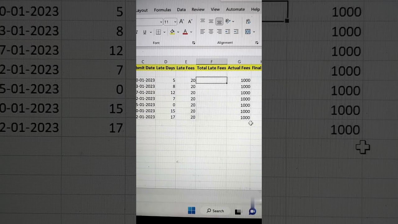 Calculate Students Late Fees In Excel Excel Best Trick howto excel Calculate Students Late Fees In Excel Excel Best Trick howto excel