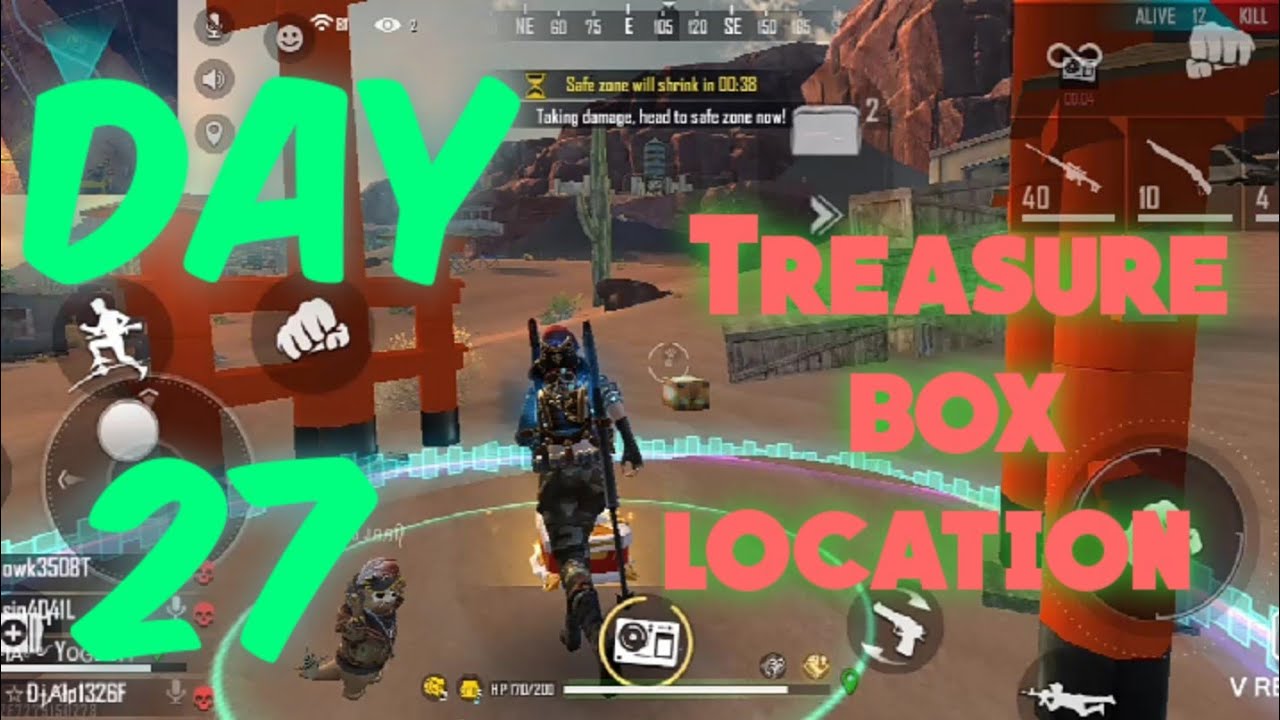 Day 27- Treasure box location - YouTube