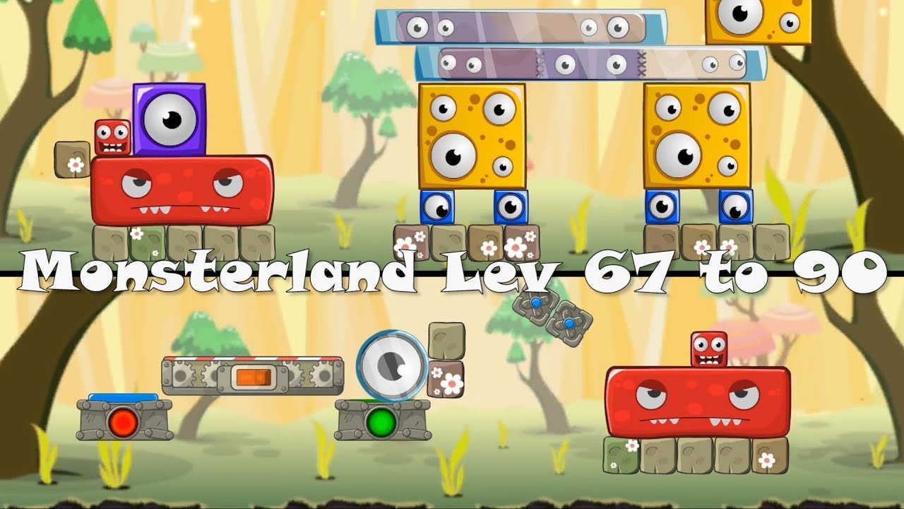 Monsterland Junior vs Senior | Walkthrough Puzzle 3 Stars (Level 76 to ...