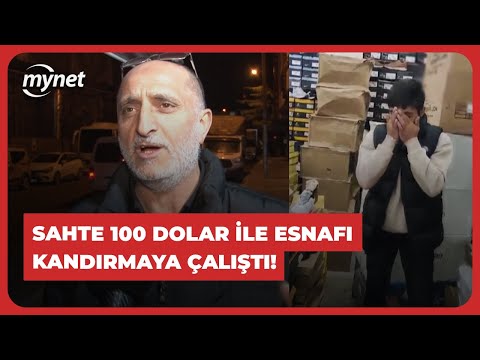 Esenyurt'ta sahte 100 dolar ile esnafı kandırmaya çalıştı! \