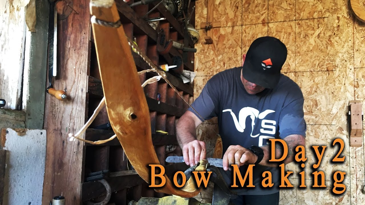 Bow Making Lessons - Day 2 Tillering - YouTube