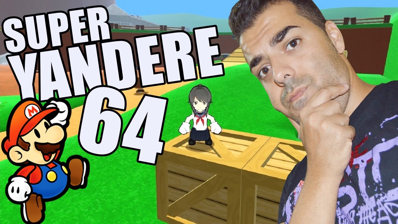 LA FUSION SECRETA DE SUPER MARIO Y YANDERE | super yandere 64 - YouTube