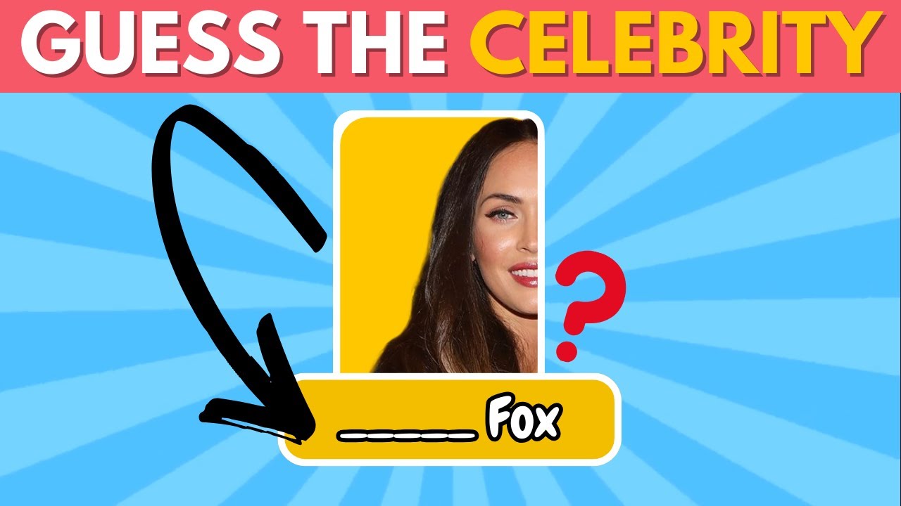 Celeb Face Challenge: Guess The Celebrity Name From Half Of Their Face ...