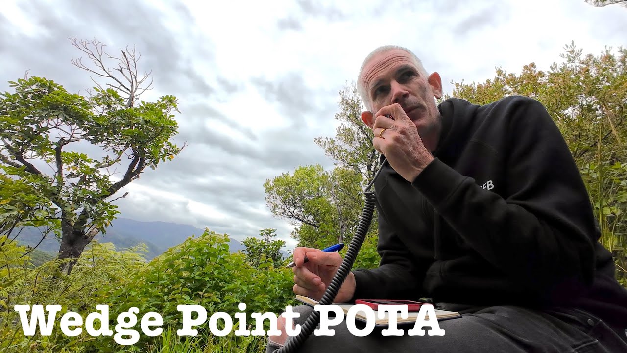 An Evening Activation at Wedge Point - our first European POTA contact ...