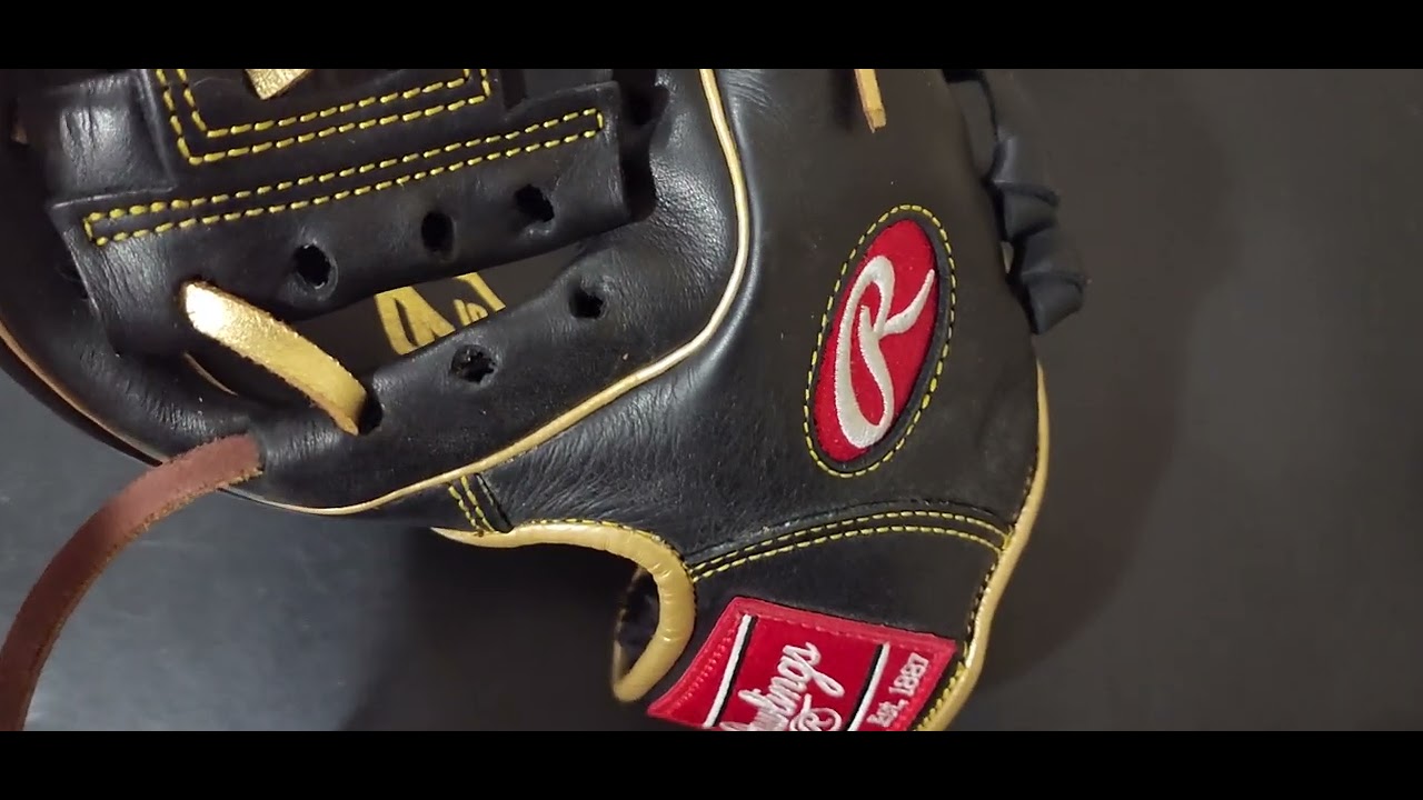 How To Relace The Bottom Of A Rawlings I Web Double X'S. - YouTube