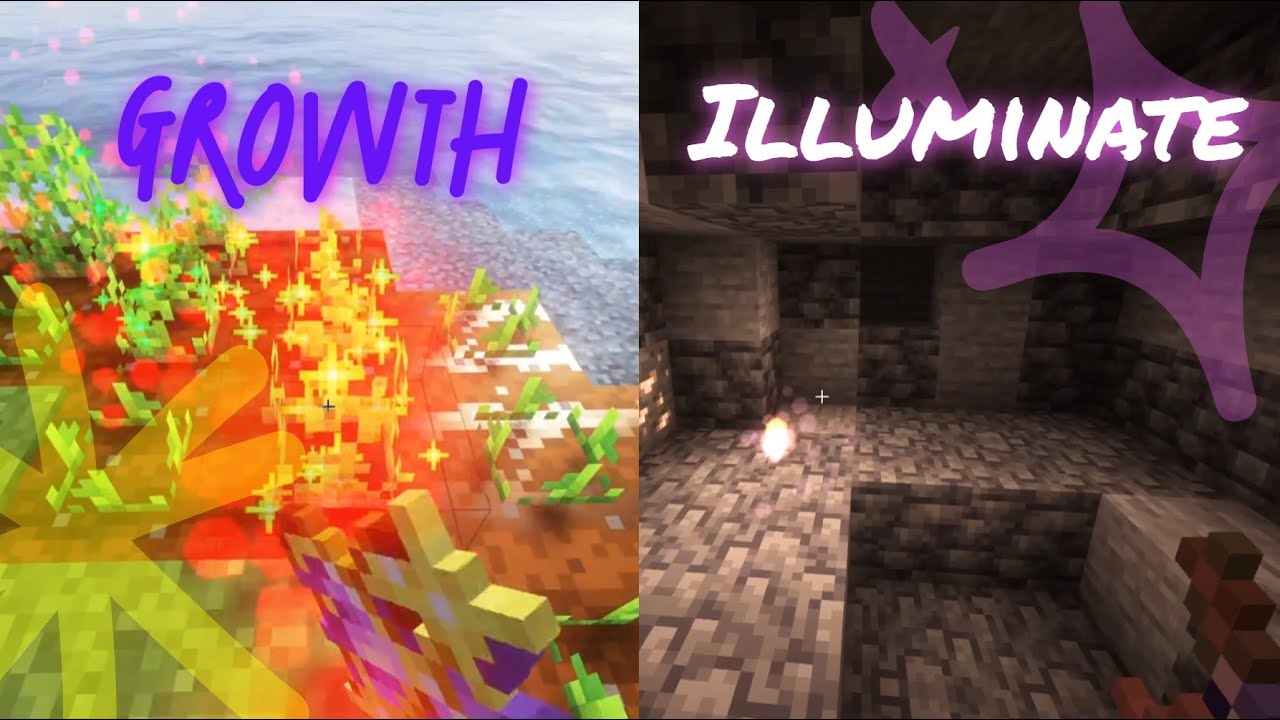 First Utility Spells: Illuminate & Growth | Minecraft Hexcasting - YouTube