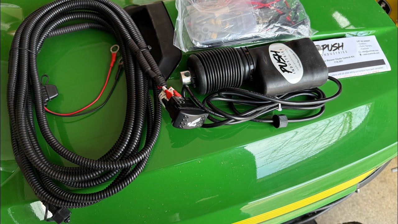 2022 John Deere x739 Push Industries Snowblower Chute Control ...