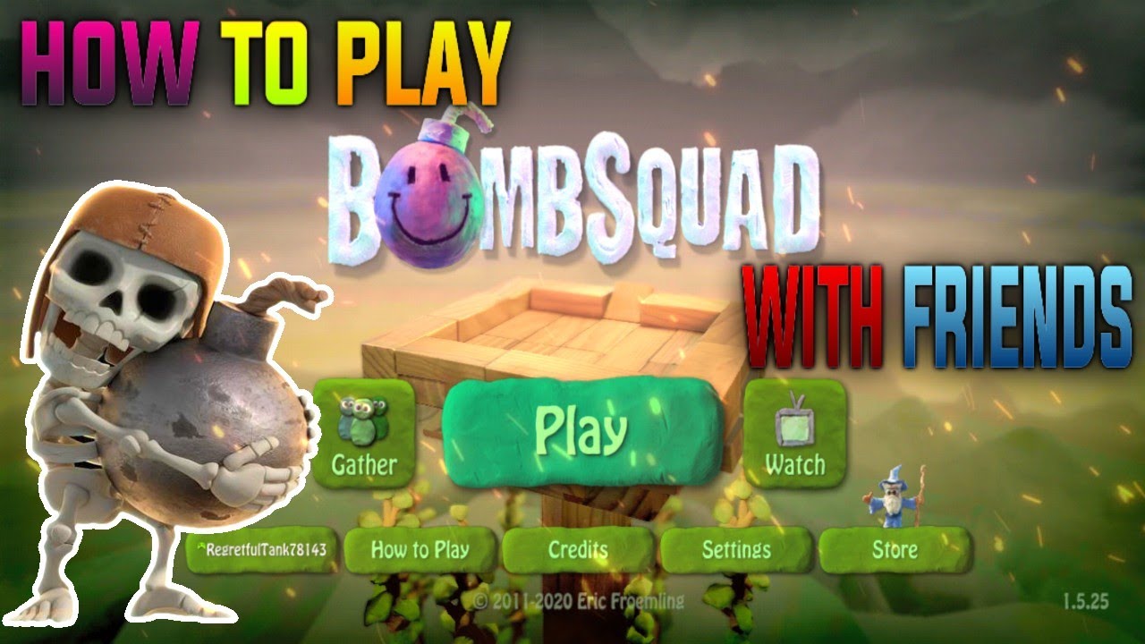 HOW TO PLAY MULTIPLAYER IN BOMB SQUAD | Bomb squad play with friends ...