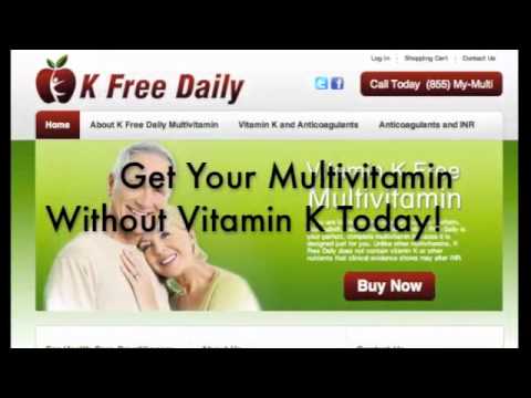 K Free Daily - Vitamin Without Vitamin K- Commercial - YouTube