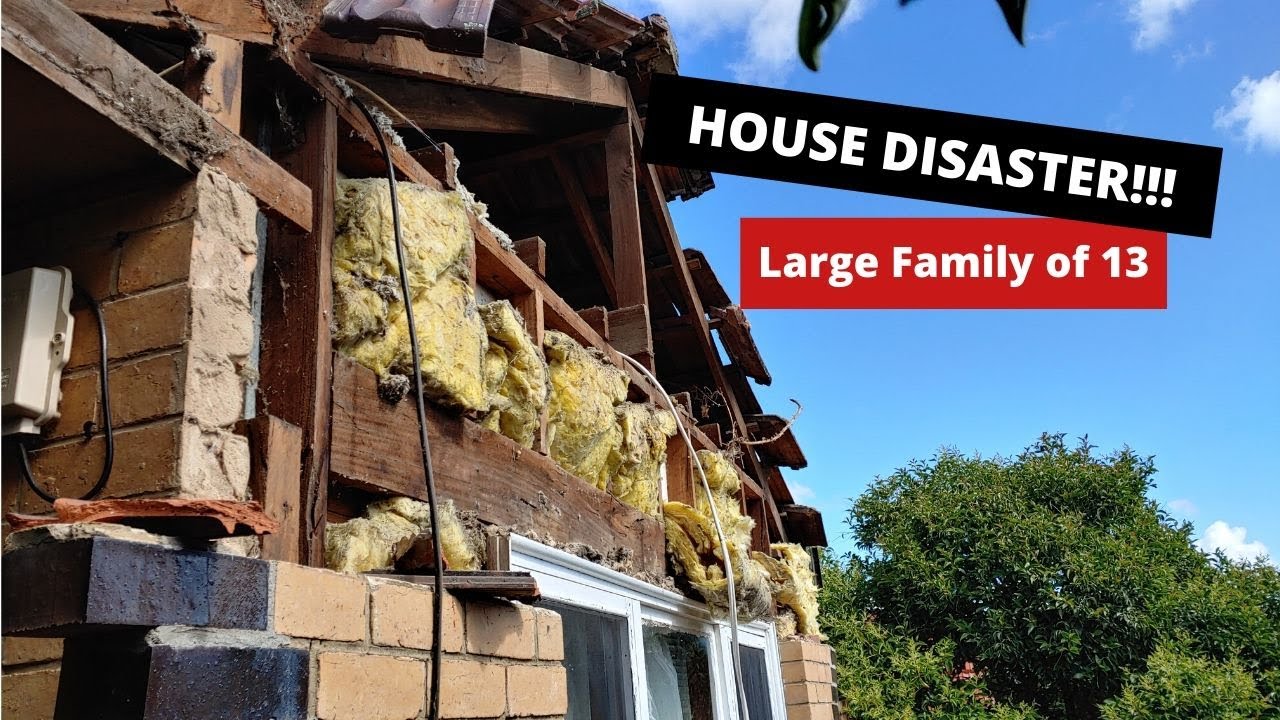 HOUSE DISASTER FOR A LARGE FAMILY OF 13!! - YouTube