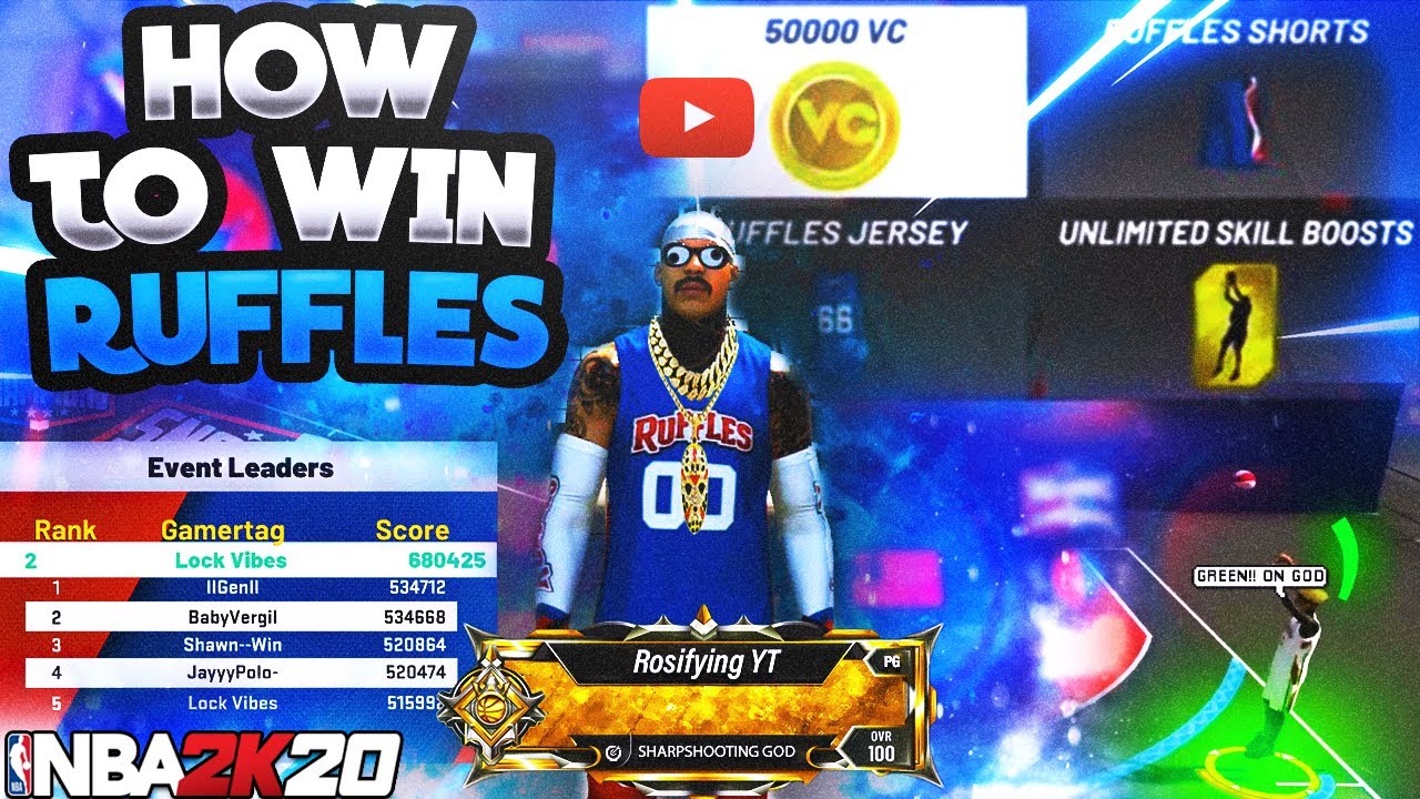 HOW TO WIN RUFFLES IN NBA 2K20...BEST METHODS TO WIN RUFFLES 2K20 - YouTube