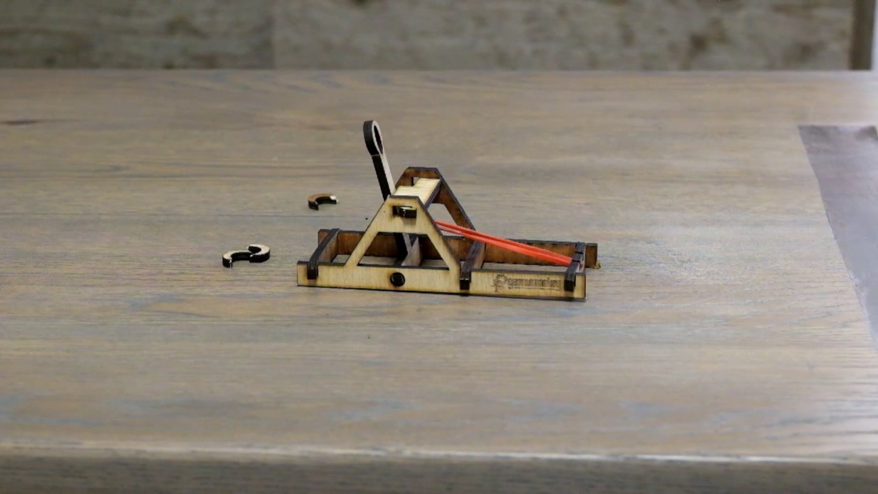 How to assemble the Genius Monkey Catapult - YouTube
