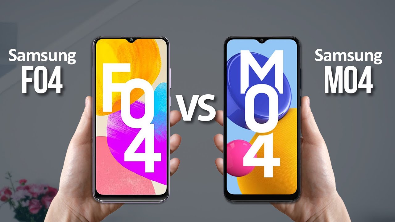 Samsung Galaxy F04 Vs Samsung Galaxy M04 - YouTube
