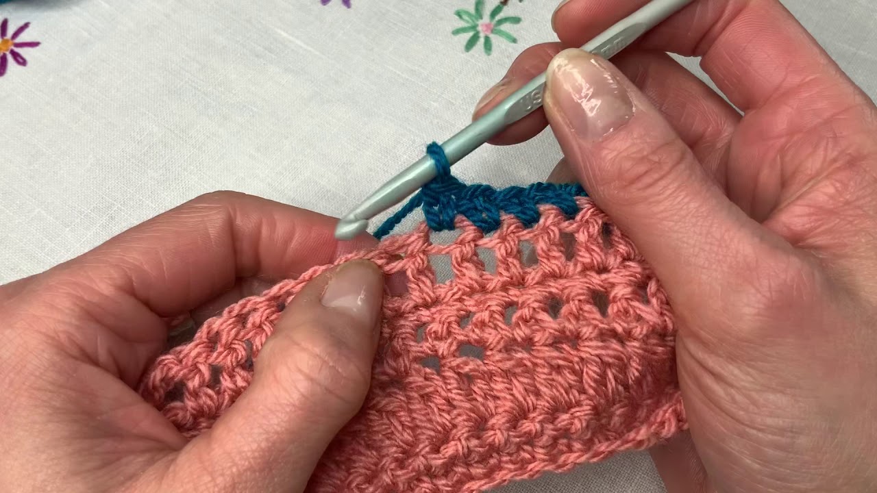 How to crochet an Extended Double Crochet (ExtDc) - UK terms - YouTube