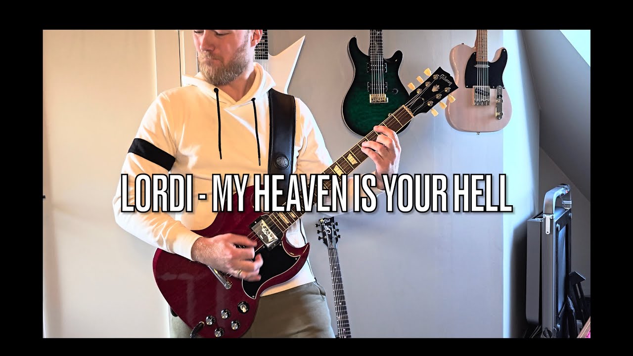 LORDI - My Heaven Is Your Hell // Guitar Cover 4K - YouTube