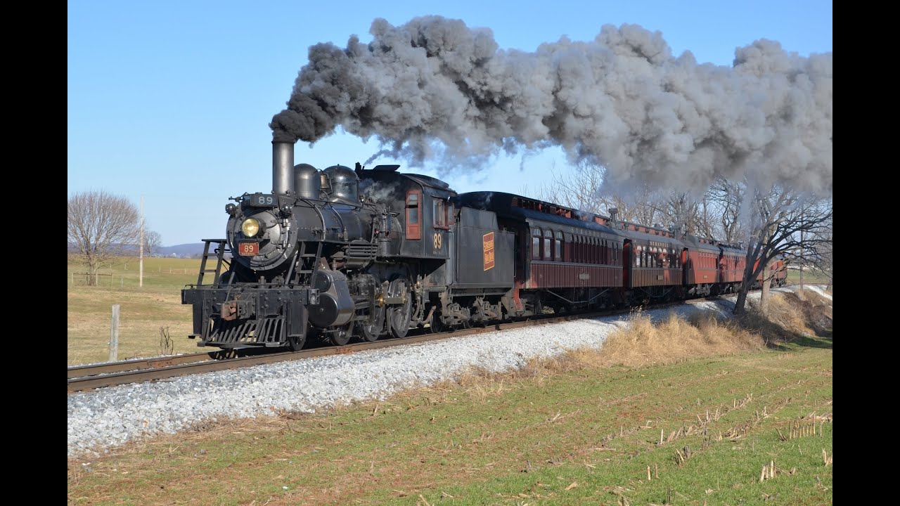 (HD) Strasburg Rail Road #89: December 30th, 2014 - YouTube