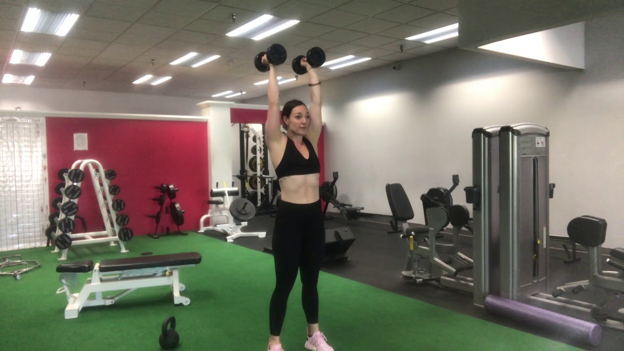 DB/KB Push Press - YouTube