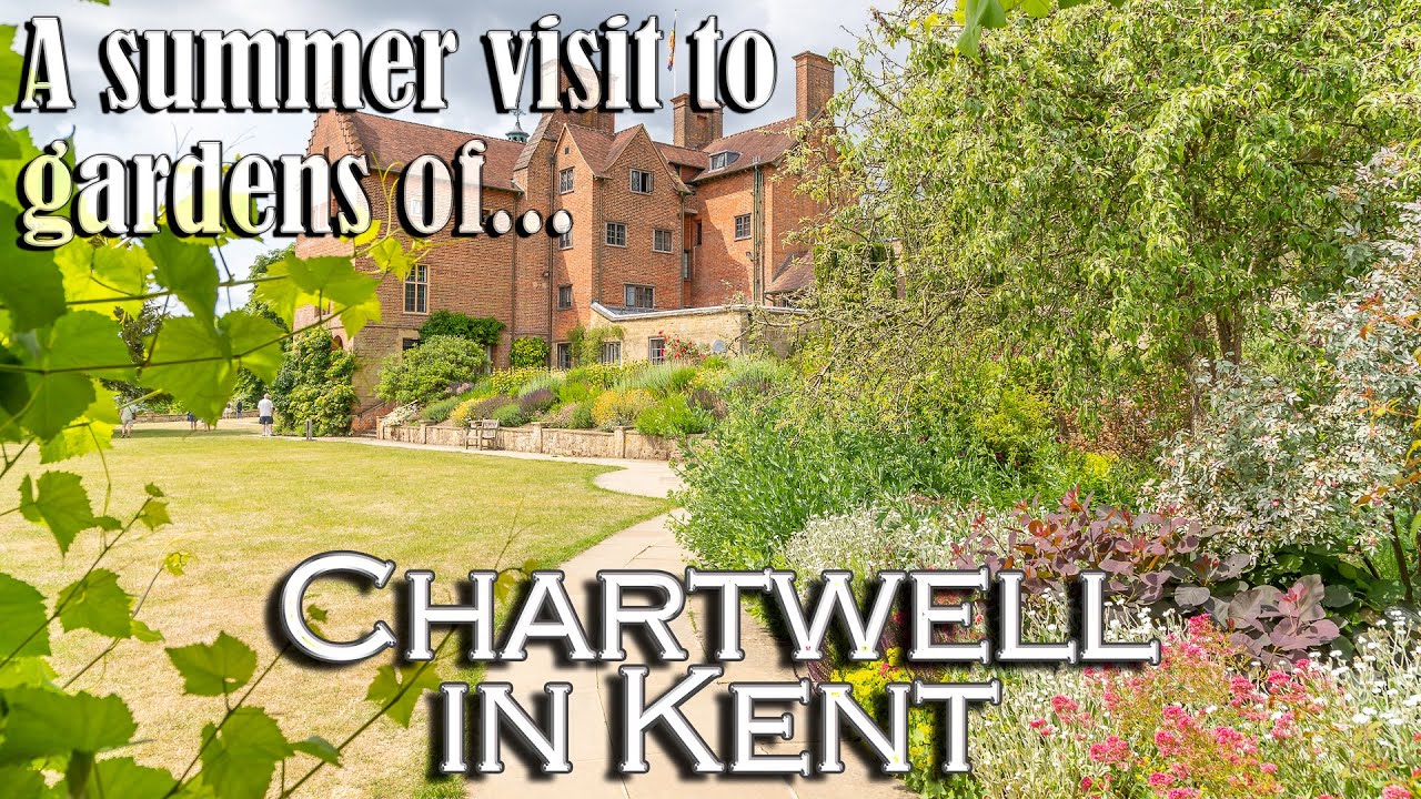A summer visit to the Gardens of Winston Churchill's Chartwell House ...
