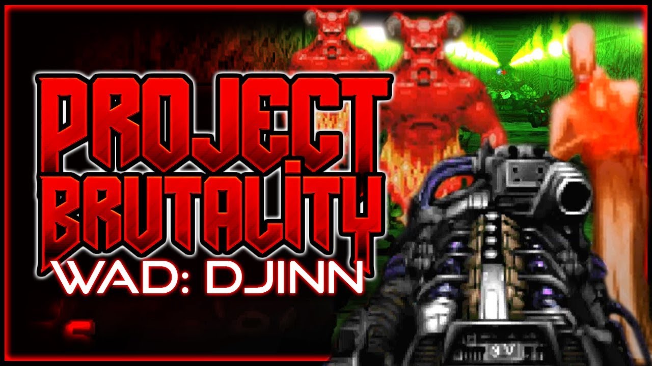 FLESH WIZARD! | Doom 2: Djinn via Project Brutality! Map 5 (UV) - YouTube