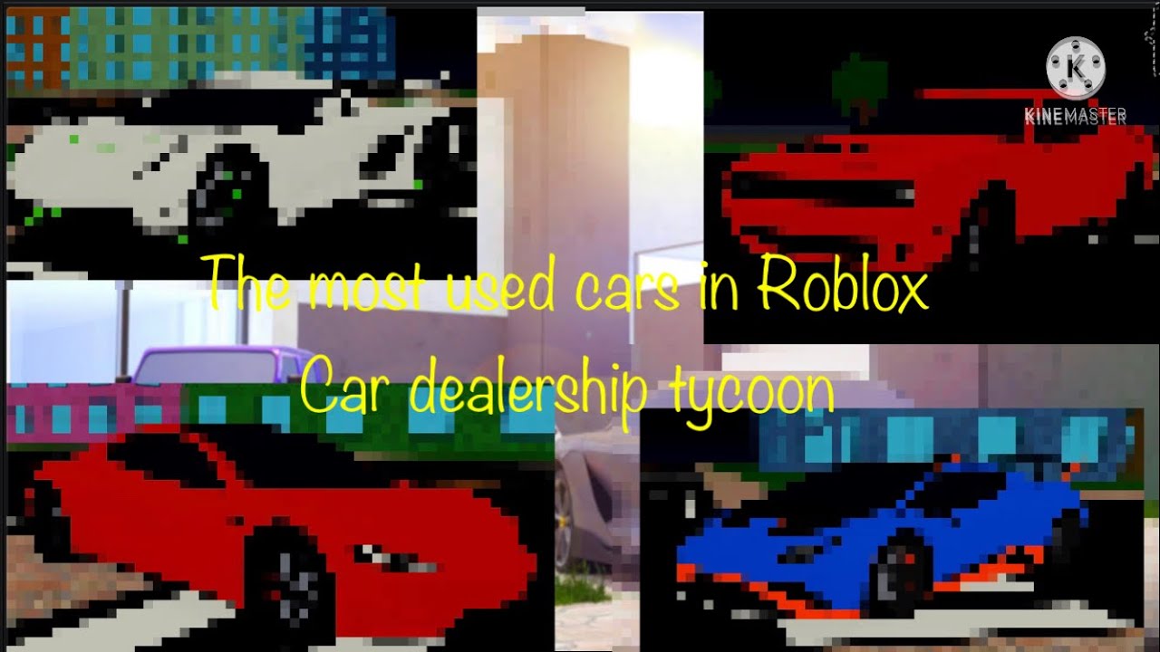 The most used cars in Roblox car dealership tycoon! - YouTube
