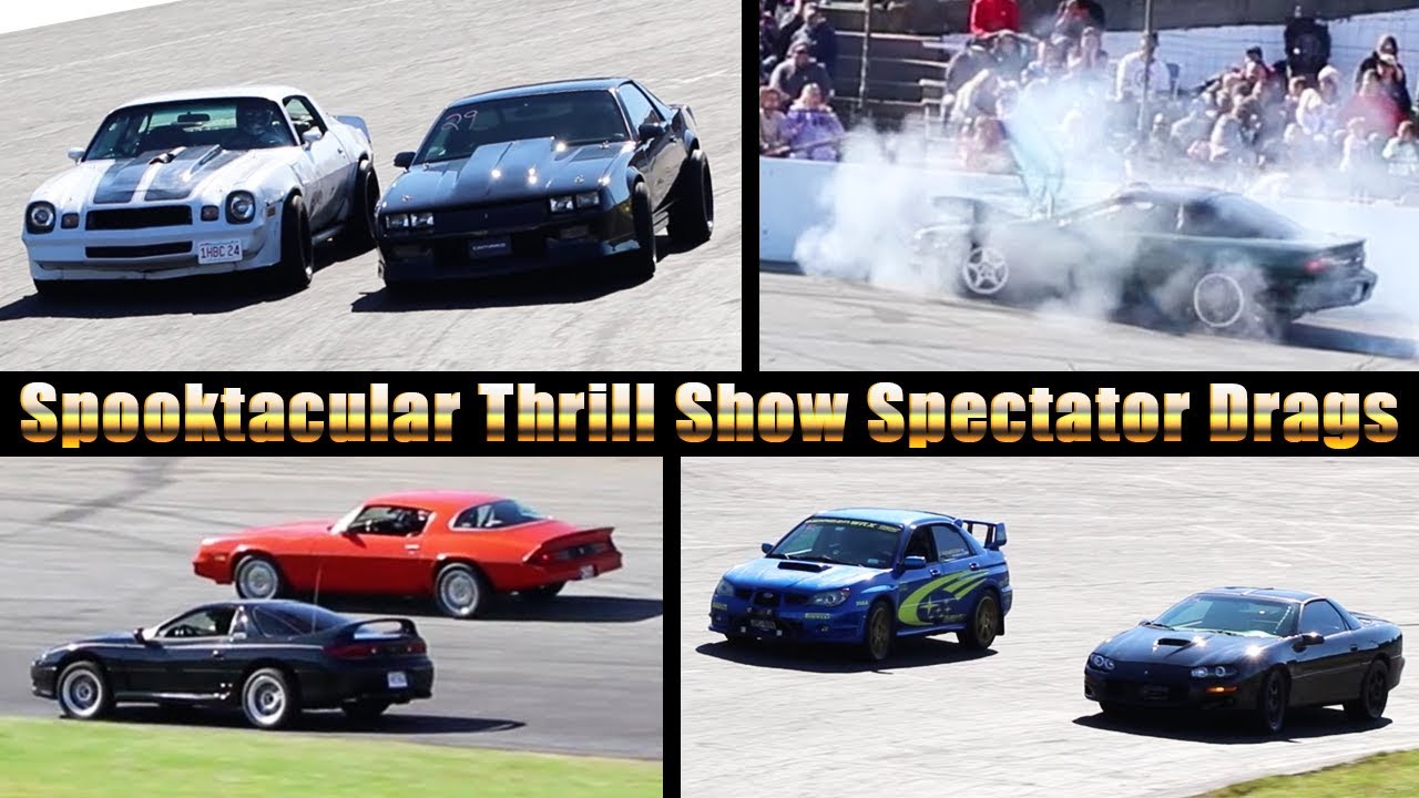 Spooktacular Thrill Show Spectator Drags 2019 - YouTube