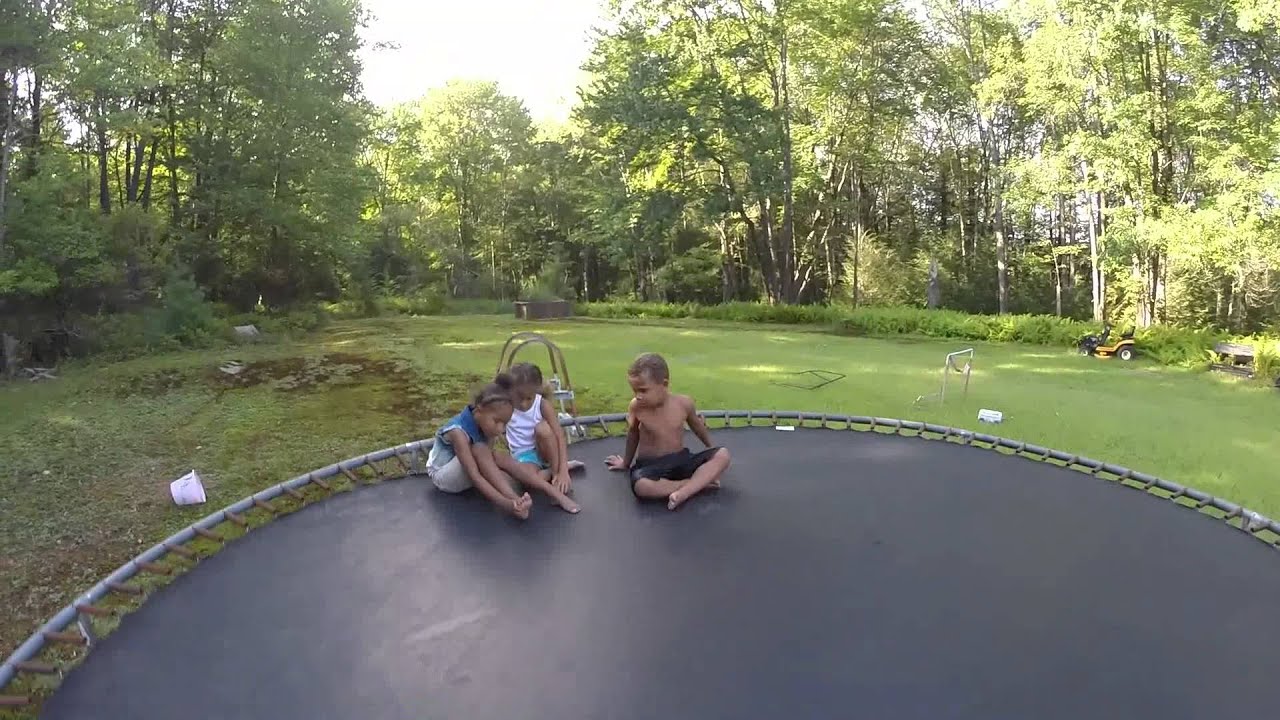 First Trampoline Video - YouTube