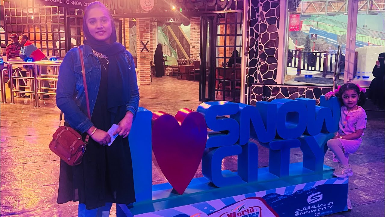 SNOW CITY @ Othaim mall in RIYADH #snow @jannasworldofficial3081 - YouTube