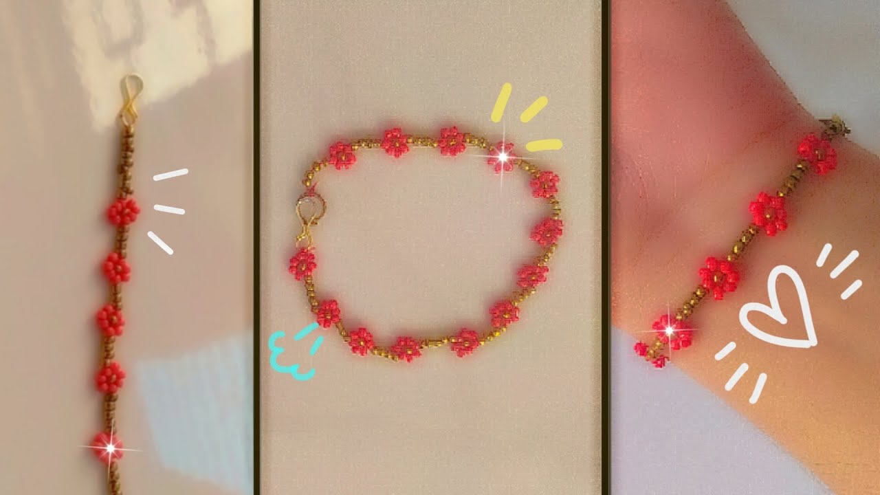 Dive Into Beads World With Me|♡~Beads Bracelet Tutorial˙⁠ - YouTube