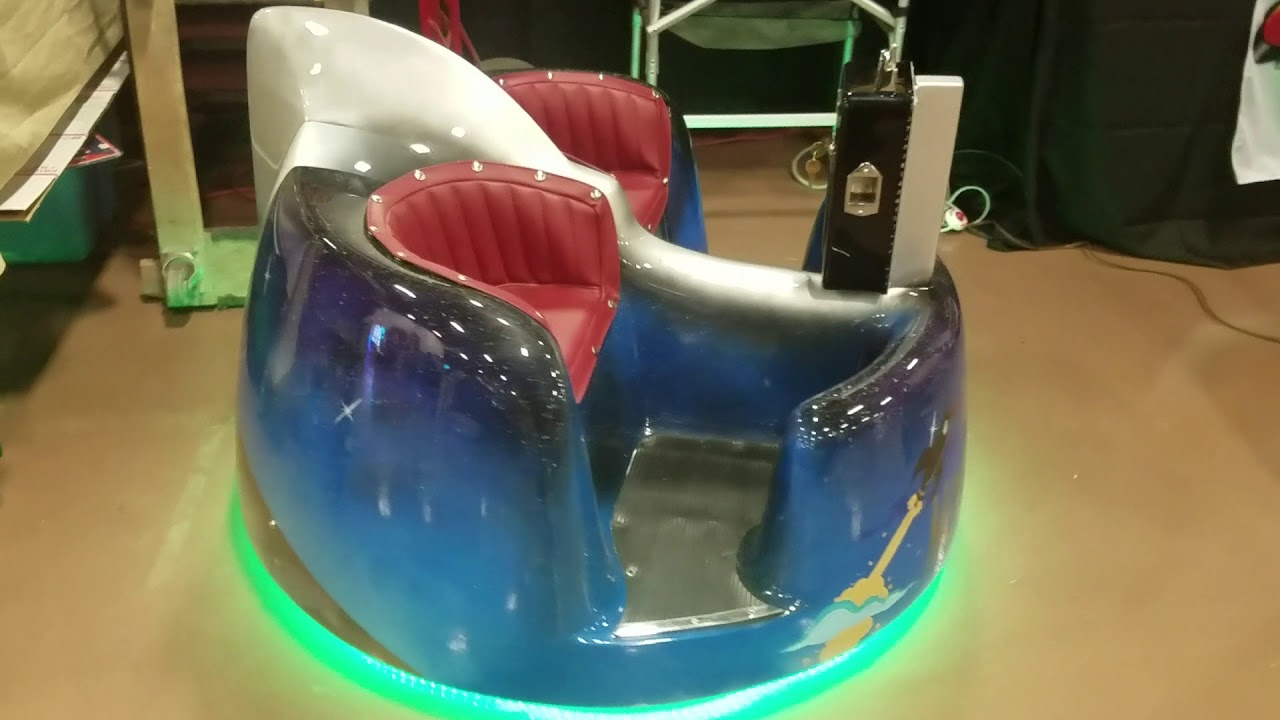 Rocket ~ Space Ship ~ Coin Operated Kiddie Ride - YouTube