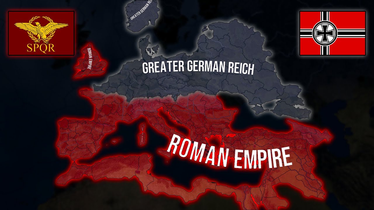 Greater German Reich Vs Roman Empire (Holy Romanized) - Hoi4 Timelapse ...