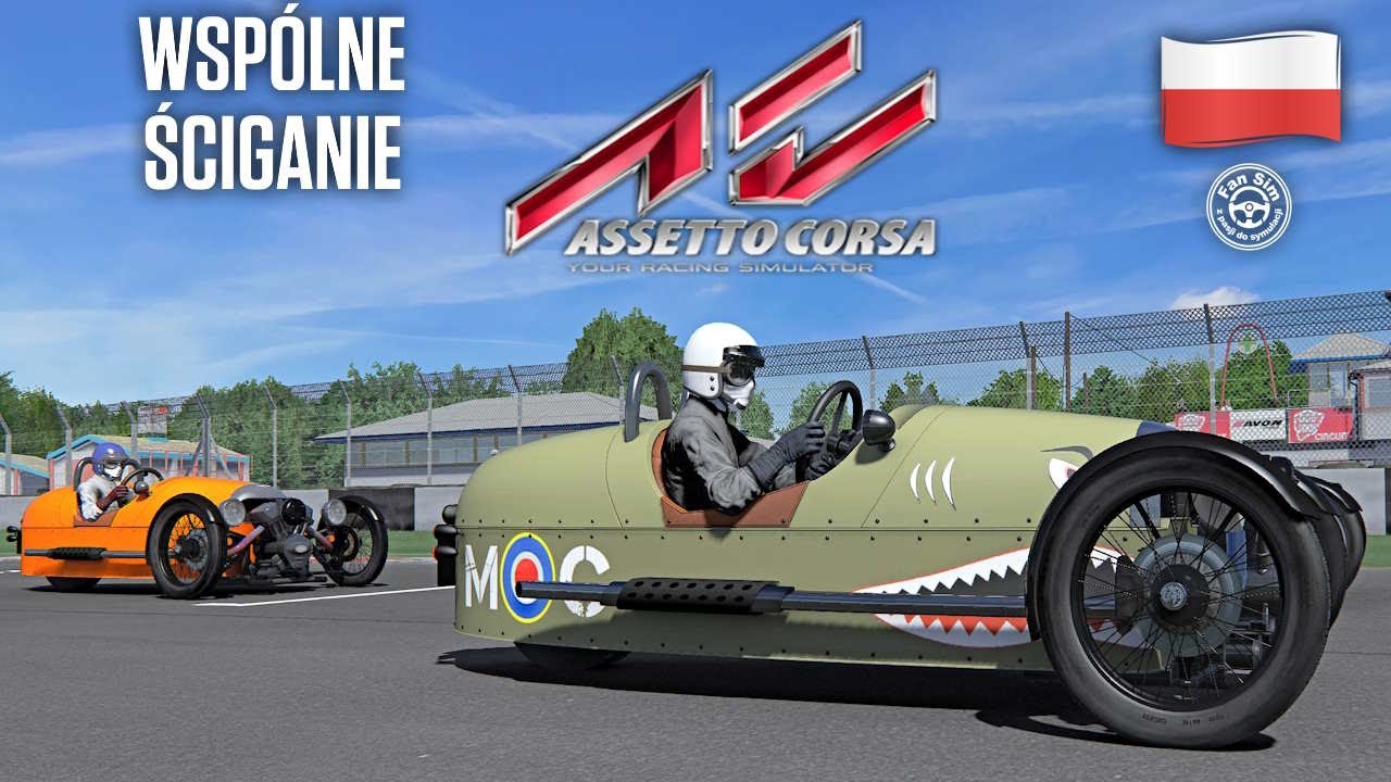 Assetto Corsa 🇵🇱 | 15 | Morgan 3 Wheeler na Castle Combe Race Circuit ...