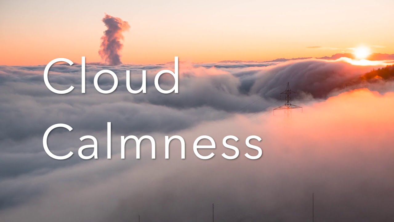 Flying on Clouds with Relaxing Music, meditation, nature, Relaxing ...