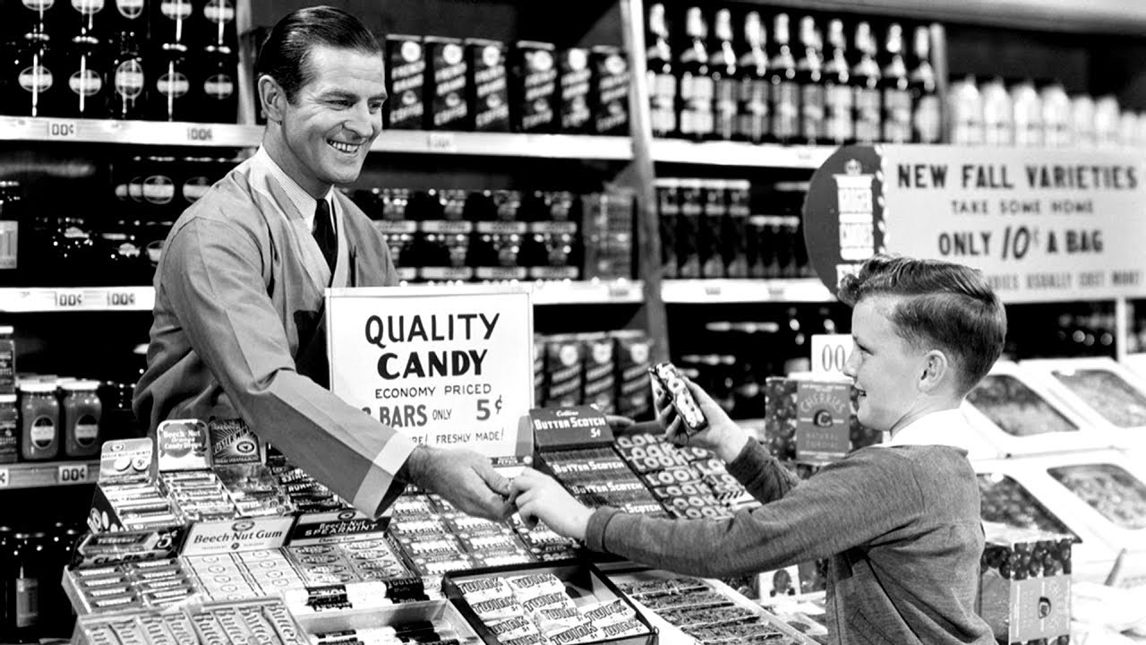 The Five Cent Candy Bar and Other Sweet Treats of the Past - YouTube