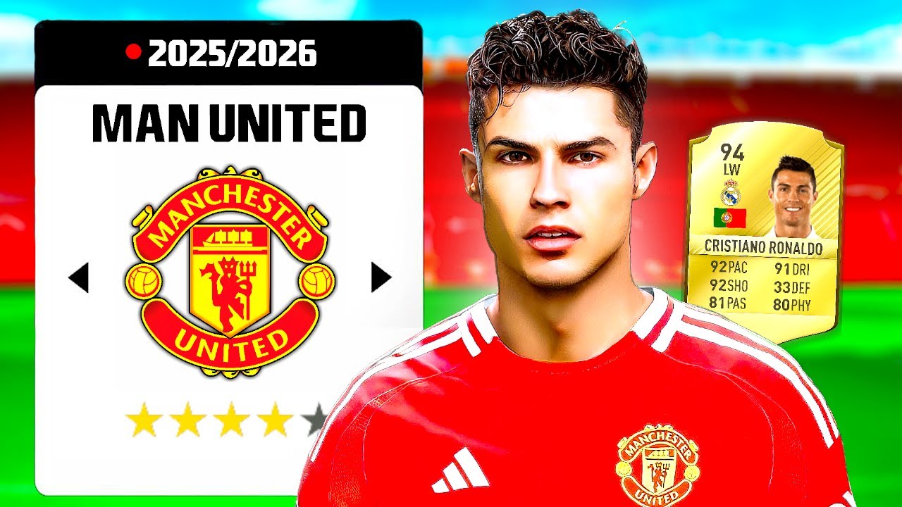 I Put Prime Ronaldo at Manchester United - YouTube