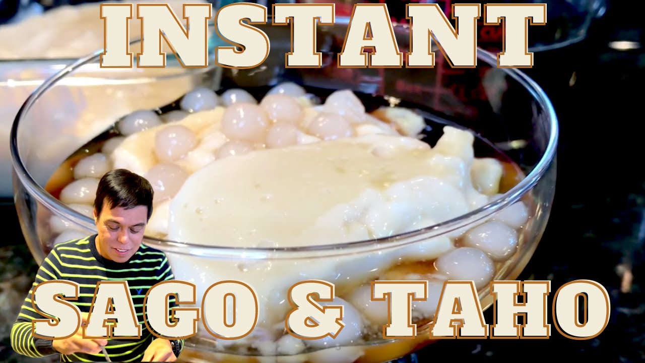 INSTANT TAHO WITH SAGO - YouTube