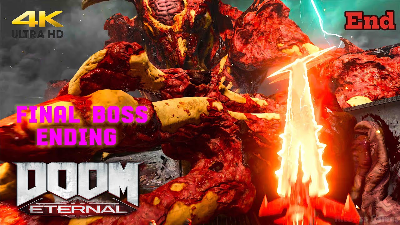 Doom Eternal Final Boss & Ending Gameplay No Commentary [ Ps5 4K 60FPS ...