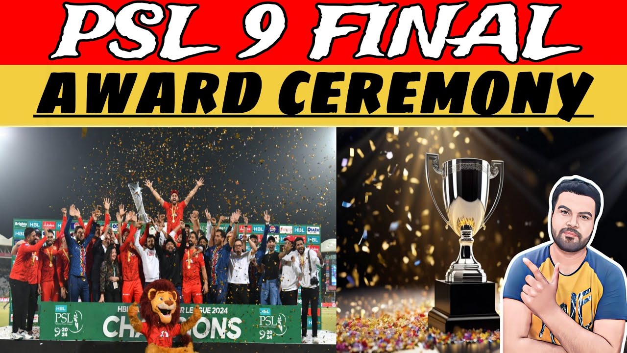 PSL 9 FINAL AWARD CEREMONY - YouTube