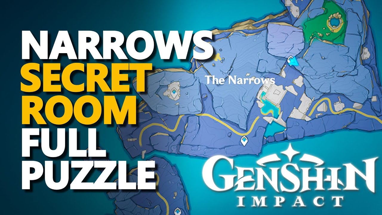 The Narrows Secret Room Genshin Impact Key Puzzle - YouTube