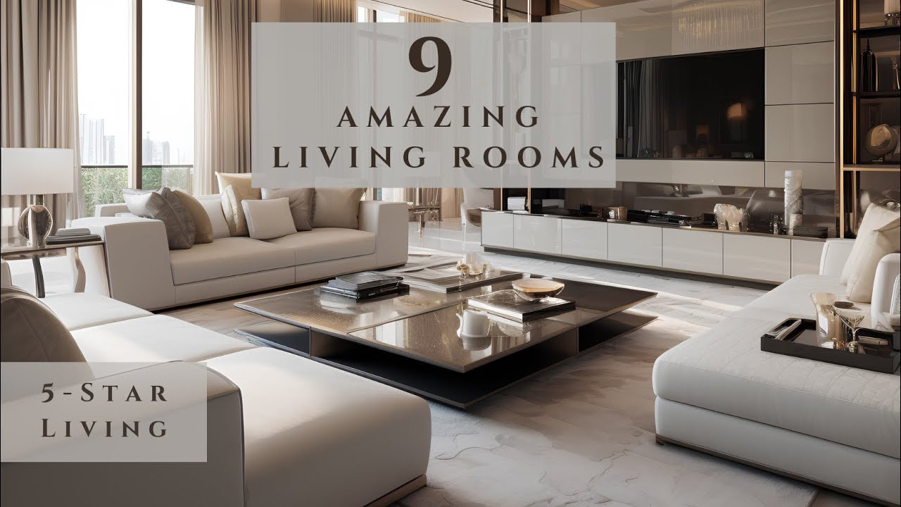 Luxury Living: 9 Breathtaking Living room Interior Design Ideas for ...