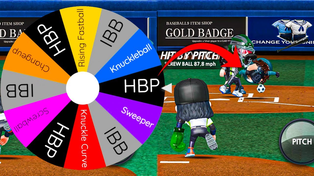Baseball 9 but the Wheel Controls My Pitcher! - YouTube