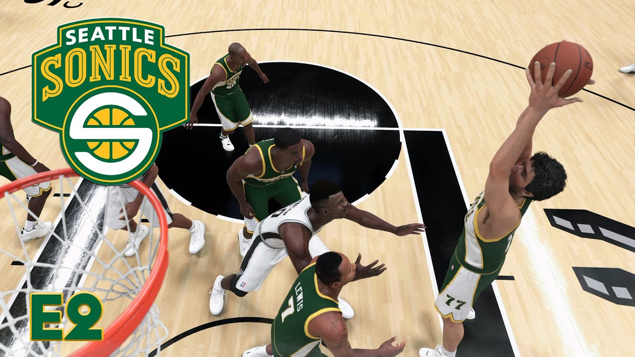 NBA 2K24 | Seattle SuperSonics MyNBA | 2002-03 E2 | An Early Test Game ...