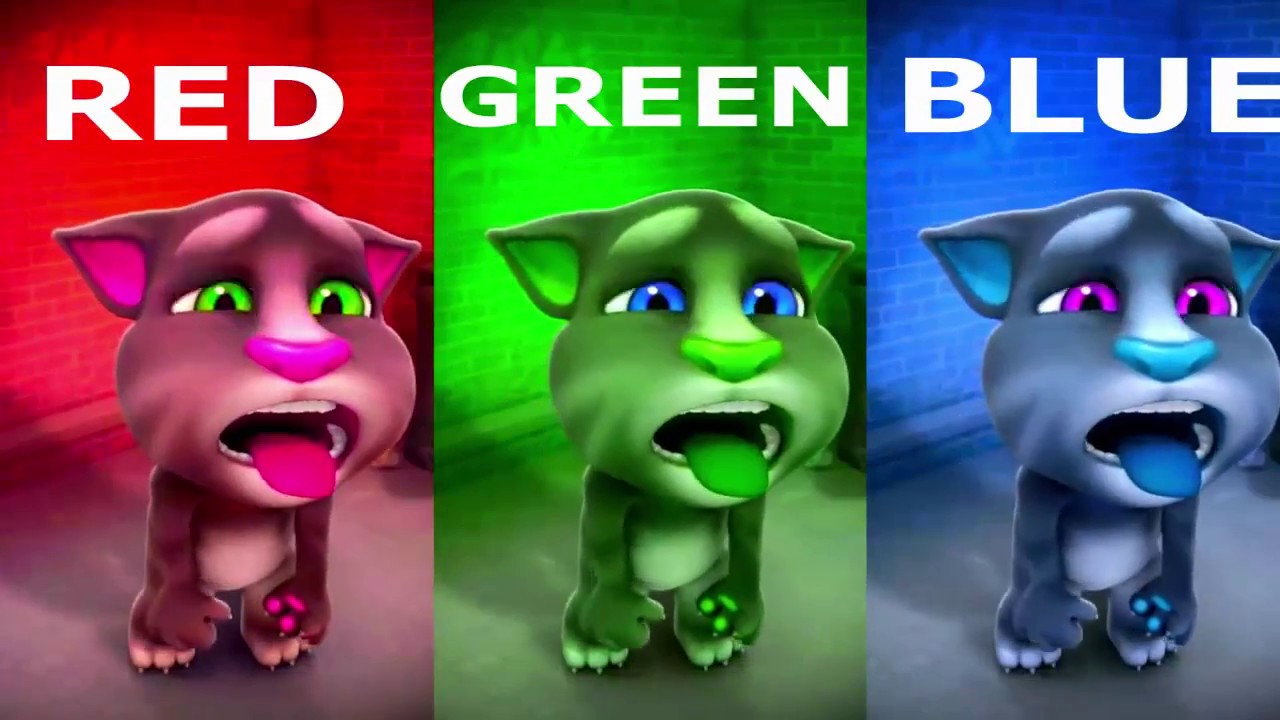 Learn Colors for Children with Talking Tom Colors - Colours for Kids to ...