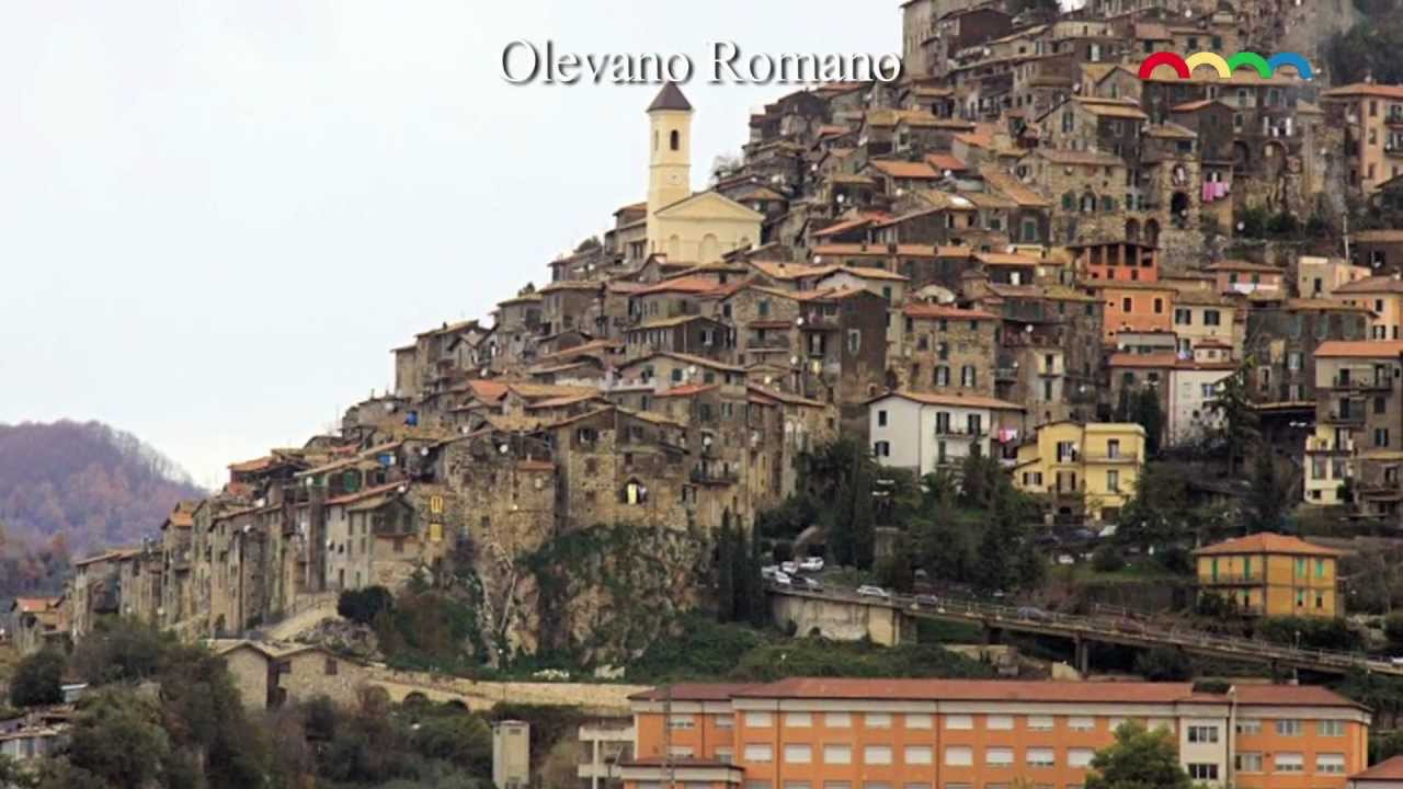 Colline Romane: il paese di Olevano Romano - YouTube