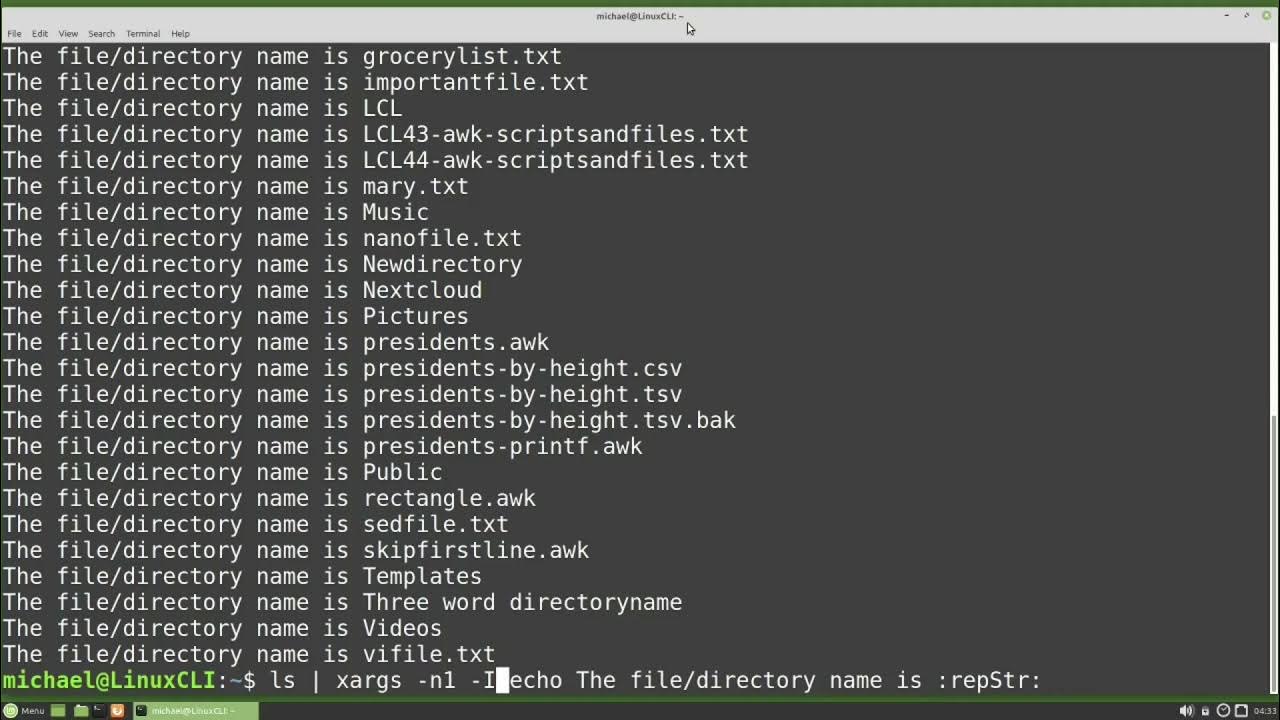 Linux Command Line (45) xargs - YouTube
