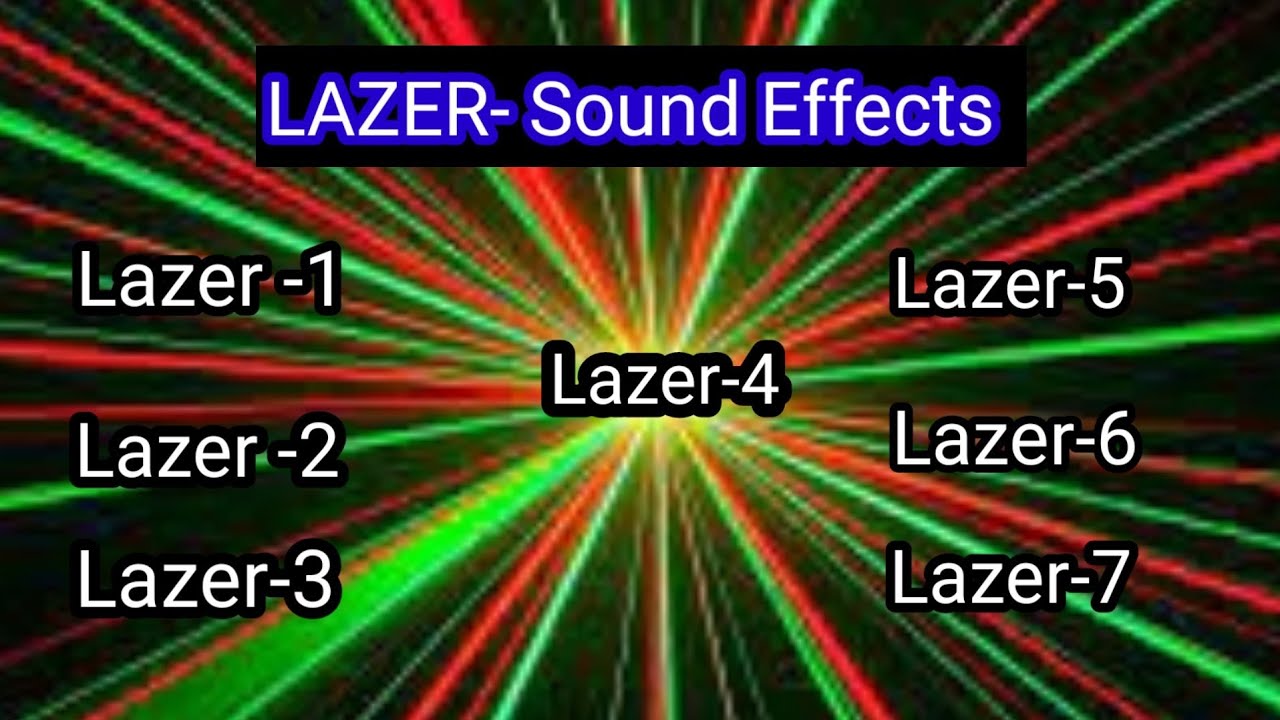 LAZER - Sound Effects for vlogger | DJ - YouTube