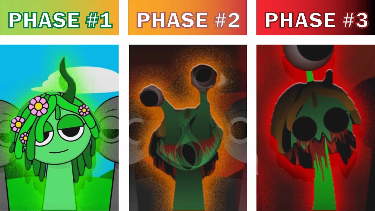 Phase 1 VS Phase 2 VS Phase 3 in Incredibox Sprunki MIX! - YouTube