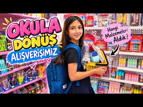 Okula Dönüş Alışveriş Vlog | Şilan ile Okul Alışverişi 🛍️📚