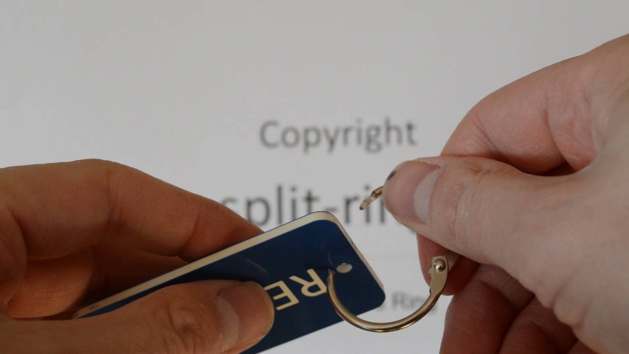 25mm Hinged Split Ring, how it opens and closes - YouTube