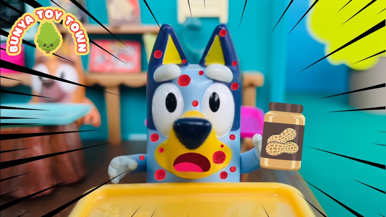 BLUEY Learns About Allergies! 😅 | Pretend Play with Bluey Toys | Bunya ...