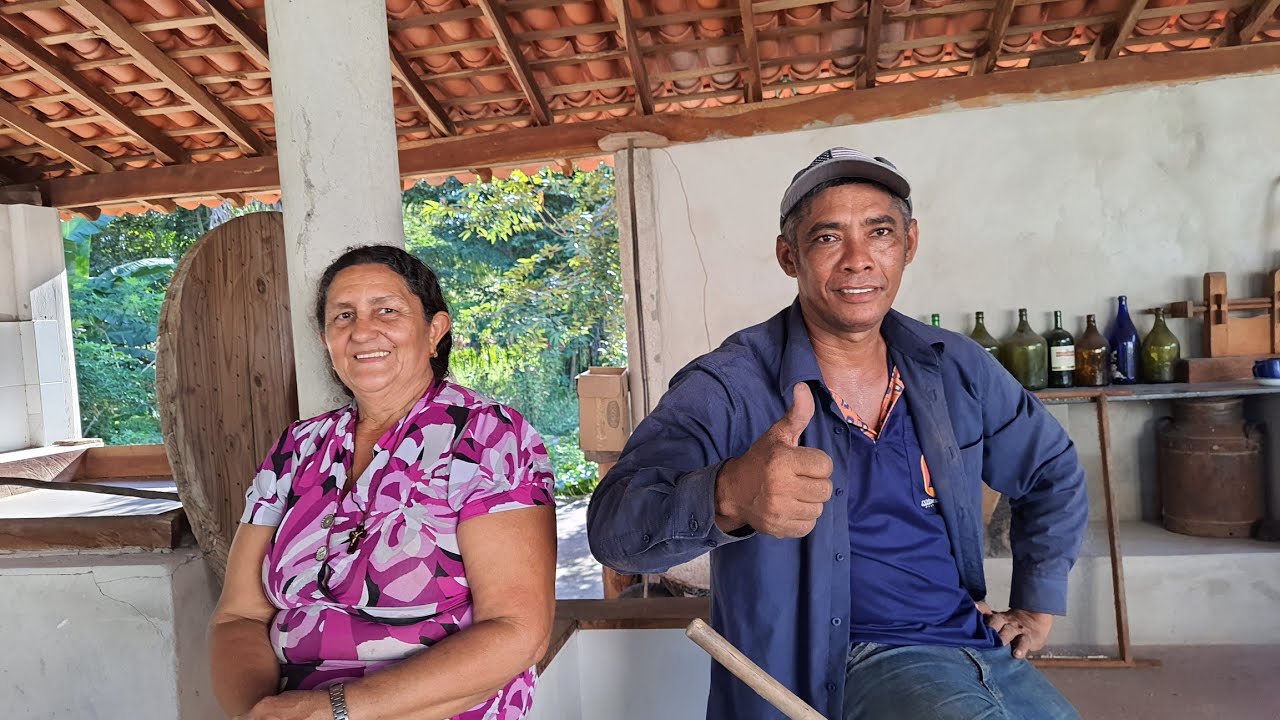PREPARATIVOS PARA UMA FARINHADA NA CASA DA DONA LINA NA COMPANHIA DO ...